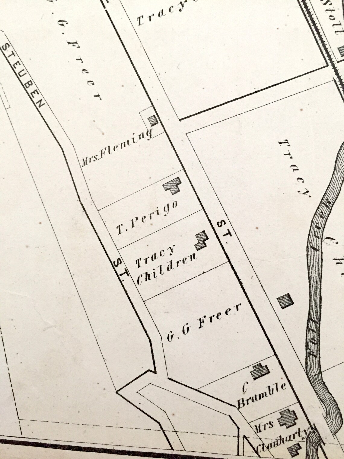 Antique 1874 Havana New York Map From Pomeroy Whitman & Co. - Etsy