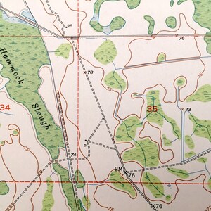 Antique Holopaw, Florida 1953 US Geological Survey Topographic Map ...