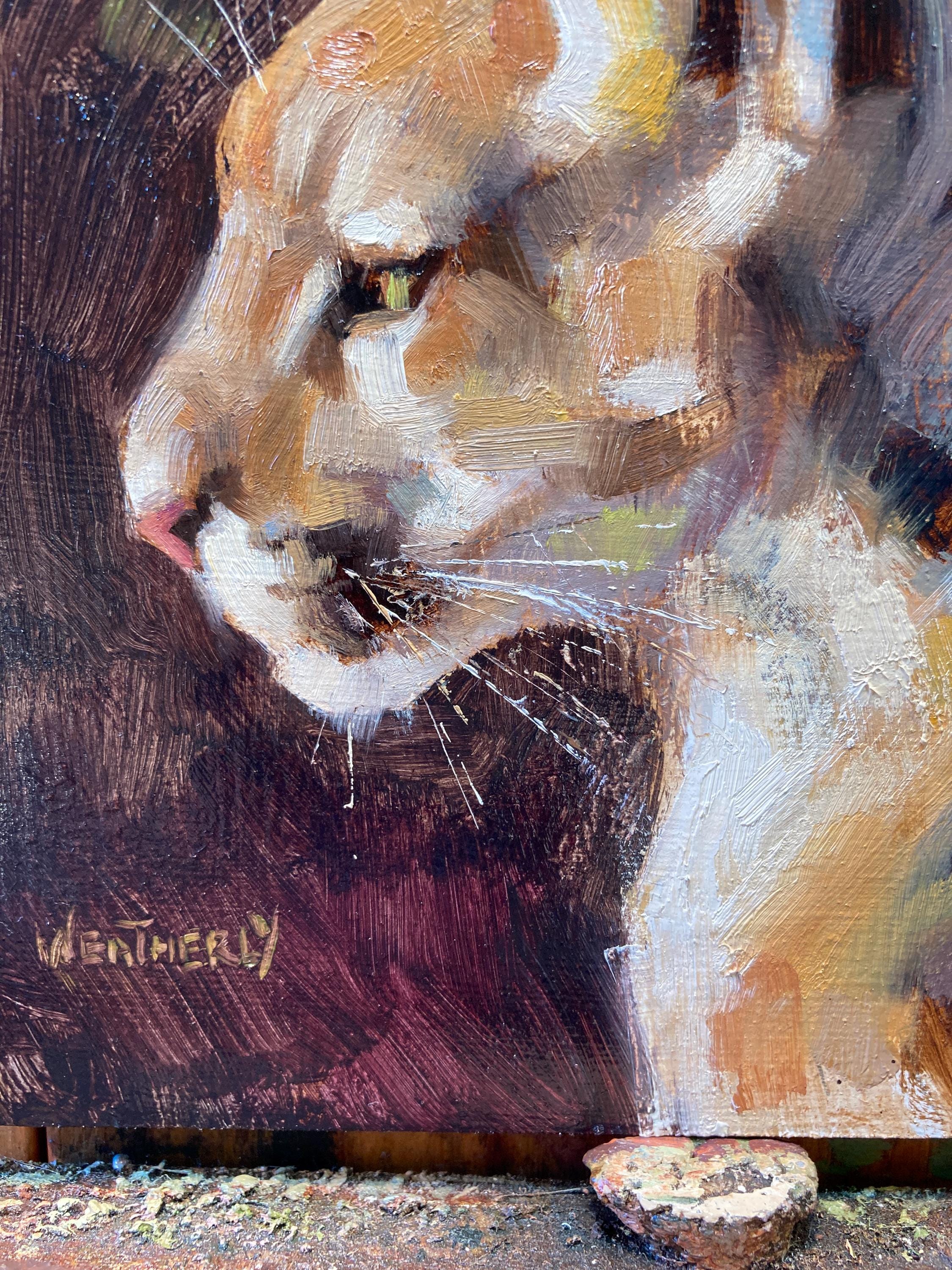 American Panther ORIGINAL OIL PAINTING - Etsy