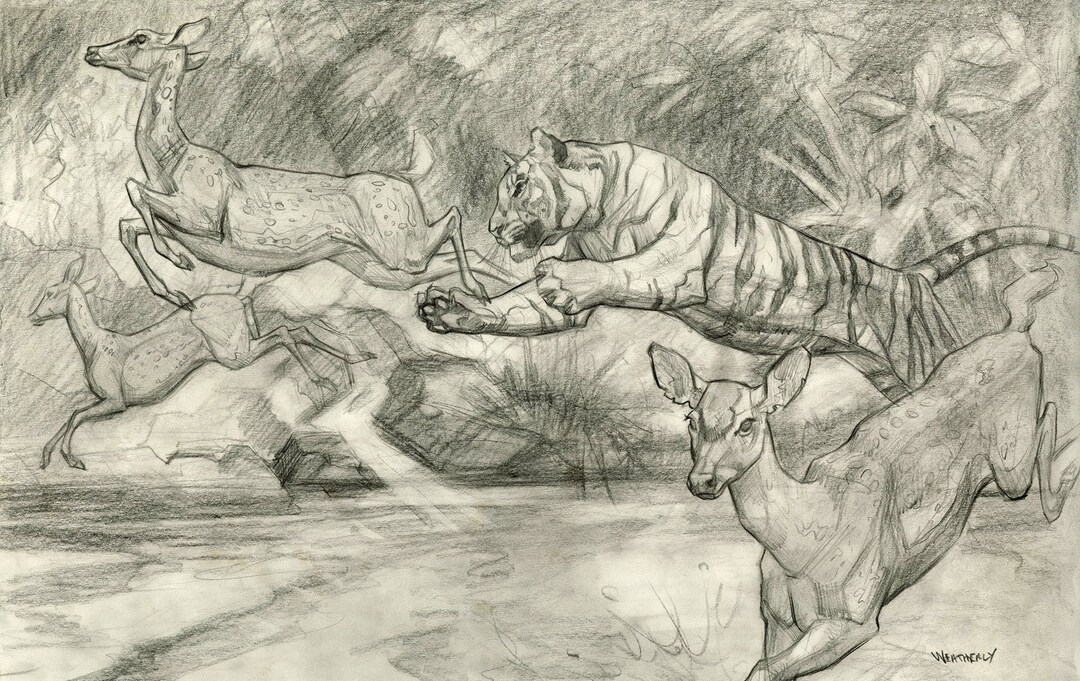 Deadly Power ORIGINAL DRAWING - Etsy