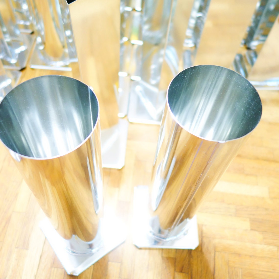 Tall Round Candle Mold // Large Pillar Mold // Metal Candle Mold ...