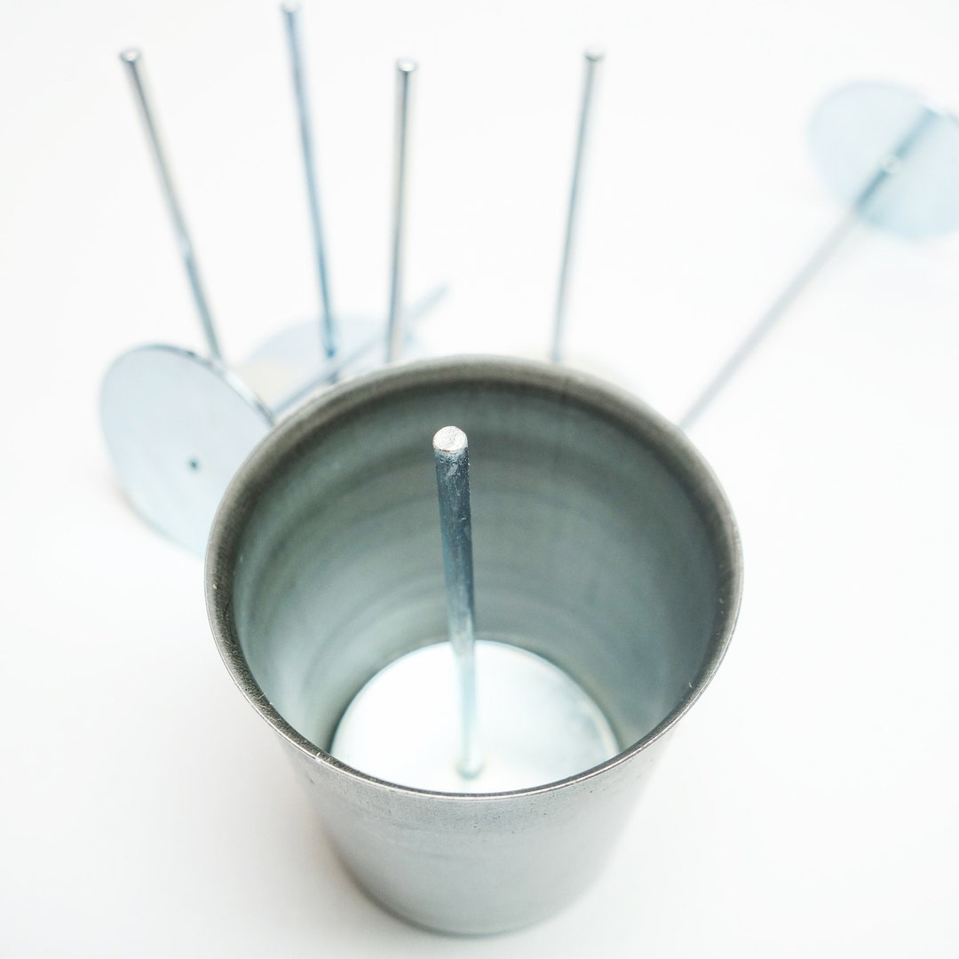 Votive Candle Mold With Wick Pin, Metal Candle Molds, Candle Making ...