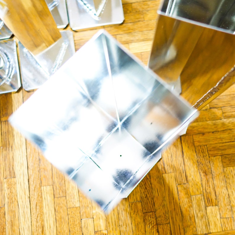 Tall Square Candle Mold // Square Pillar Mold // Metal Candle | Etsy