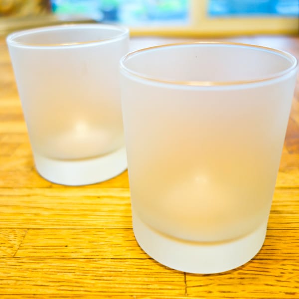 Frosted Glass Jars - Etsy