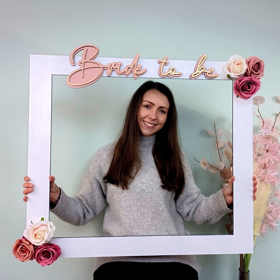 Personalised Bride to Be Selfie Frame-hen Party Selfie Board-hen Do ...
