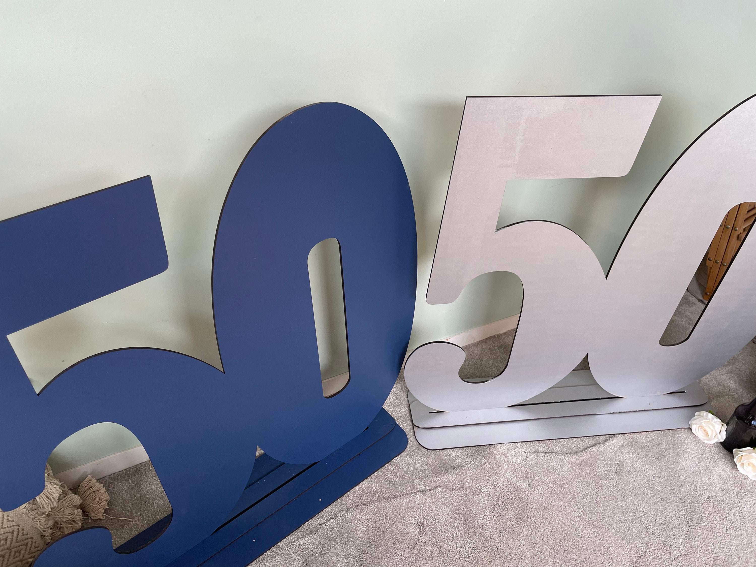 Massive 50th Number Sign for Birthday-50th Birthday - Etsy