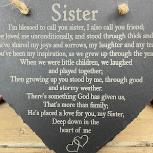 Personalised Gravestone Memorial-sister Memorial Garden Stone-grave ...