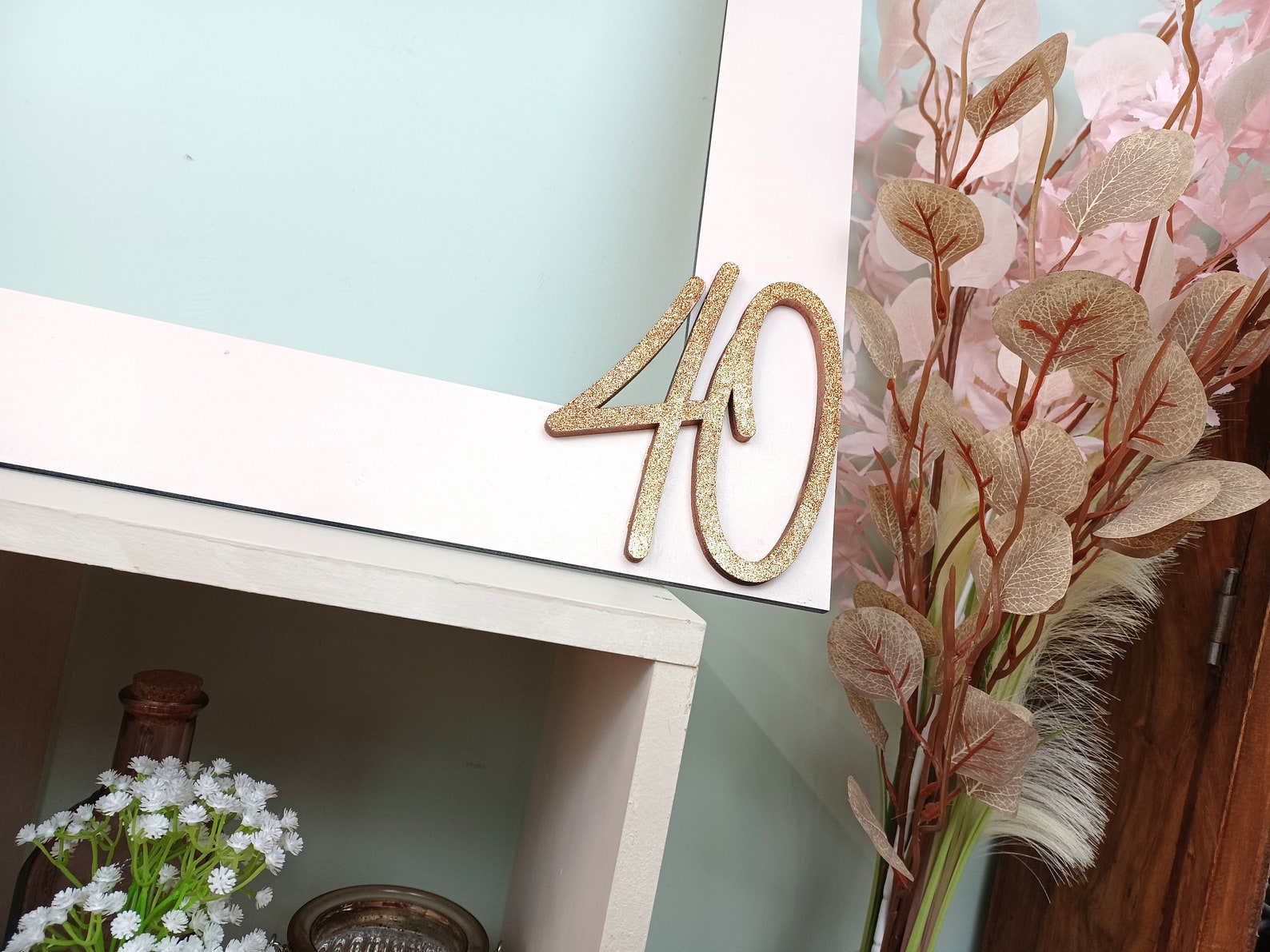 40 Birthday Party Selfie Frame-personalised 40 Birthday Photo - Etsy