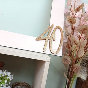 40 Birthday Party Selfie Frame-personalised 40 Birthday Photo Booth-40 ...