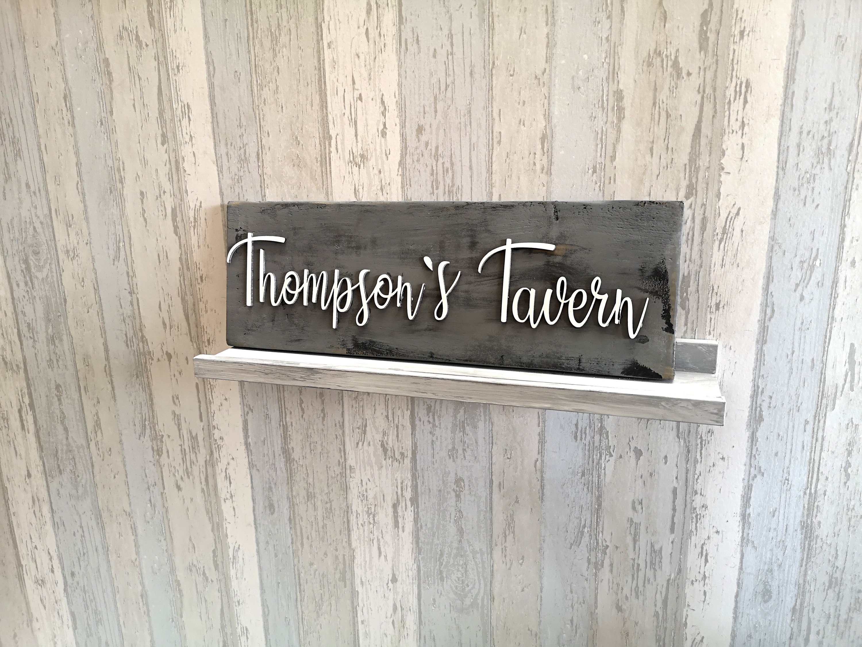 Wooden Sign Name-wall Decor for Bar-wooden Name - Etsy UK