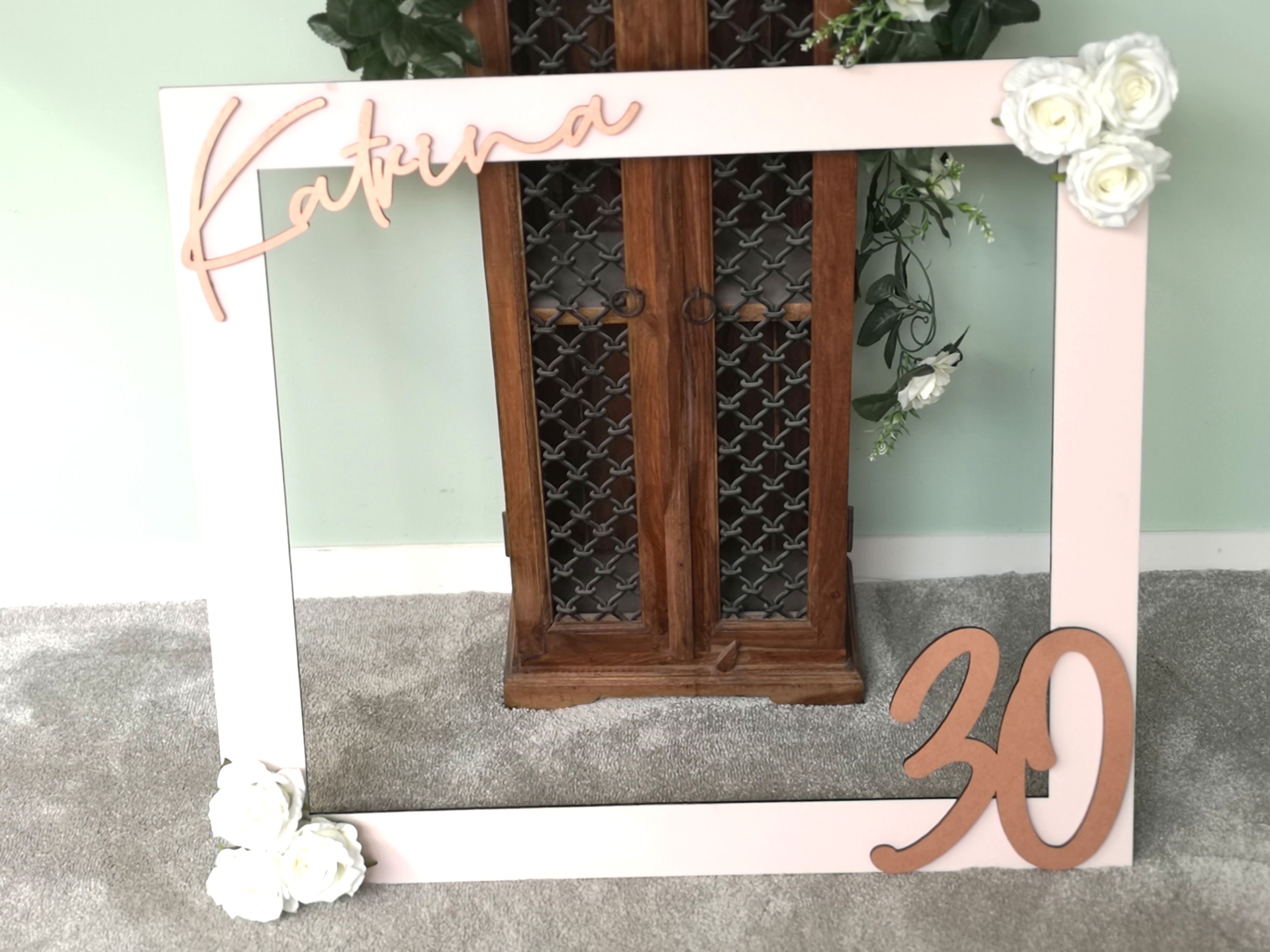 Personalised Birthday Selfie Frame-30th Birthday Photo | Etsy UK