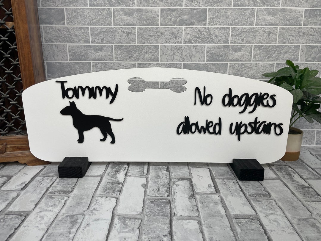 Personalized Dog Gate: Puppy Stair Blocker, Custom Silhouette (30cm X ...