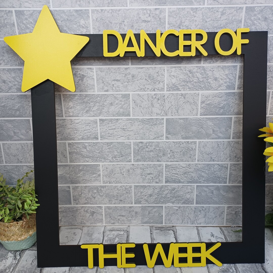 Dancer of the Week Selfie Frame-personalised Dance School Selfie Frame ...