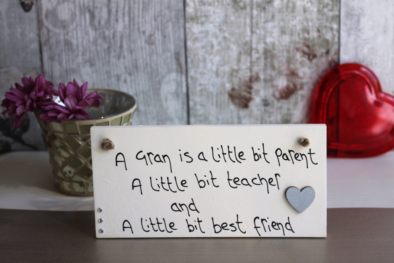 Present for Gran Personalised Gran Gift Gran Plaque Gift | Etsy