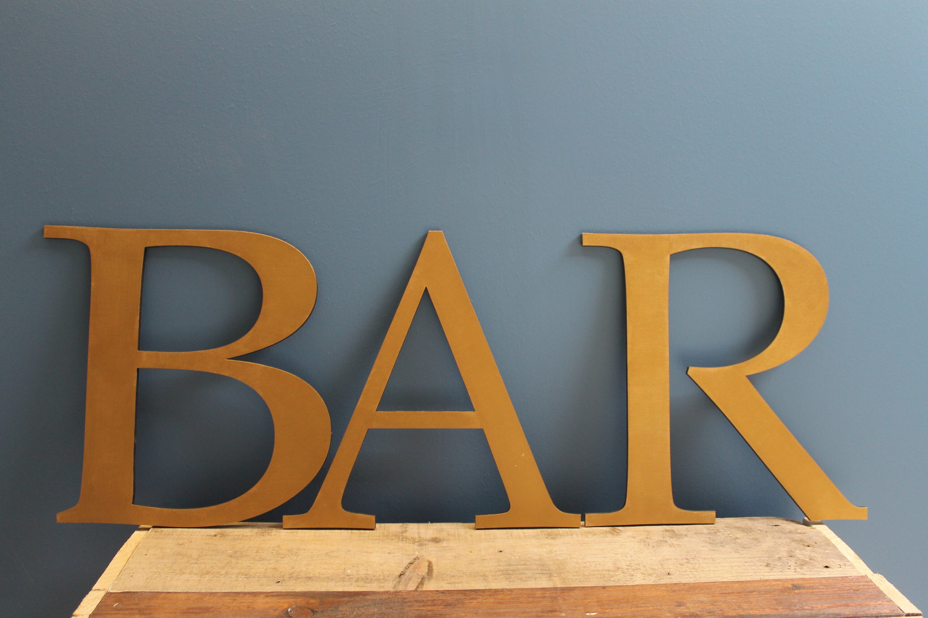 Personalised Wall Name-Bar Decor-Wooden Art-Rustic Bar Sign | Etsy