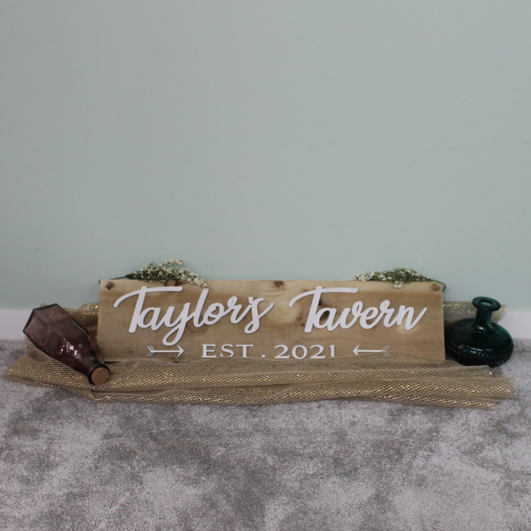 Grey Home Bar Signage-wooden Bar Sign-gift for Friends-rustic - Etsy UK