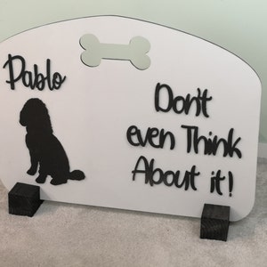 Personalised Dog Stair Gate-cockapoo Dog Stop-cockapoo Gift-dog Stair ...
