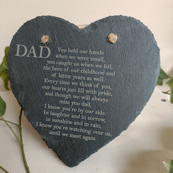 Memorial Stone for Dad - Etsy