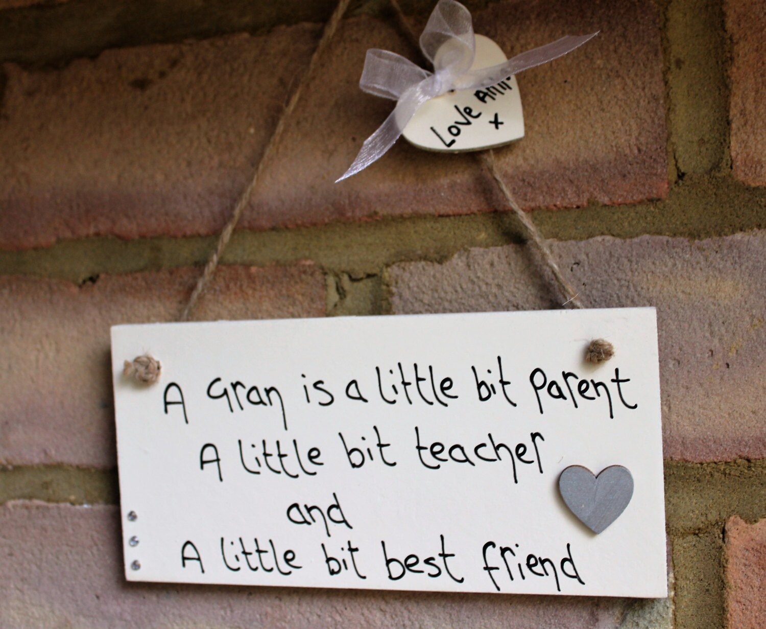 Present for Gran Personalised Gran Gift Gran Plaque Gift | Etsy