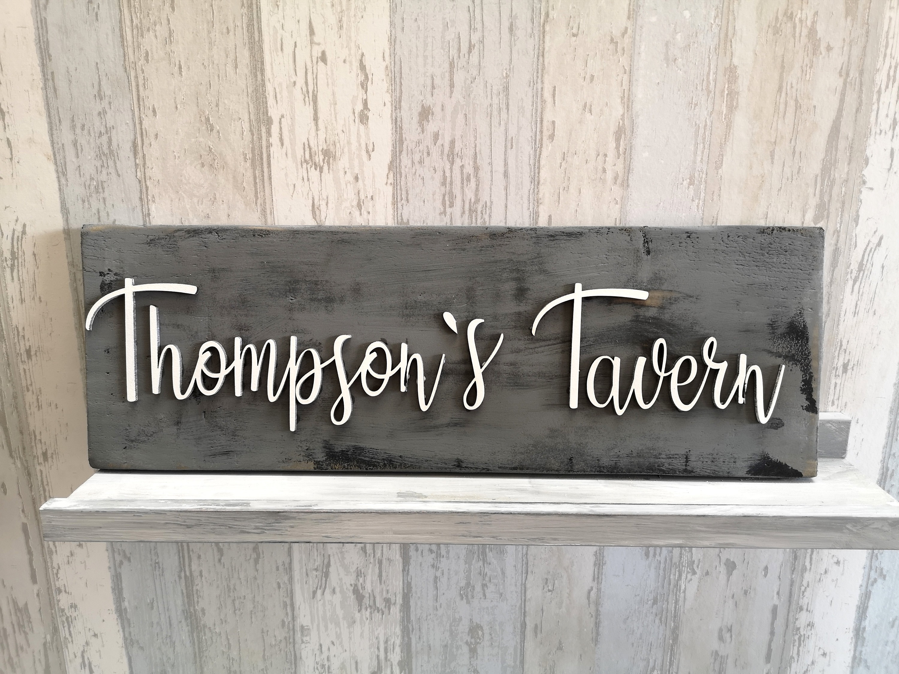 Wooden Sign Name-wall Decor for Bar-wooden Name - Etsy UK
