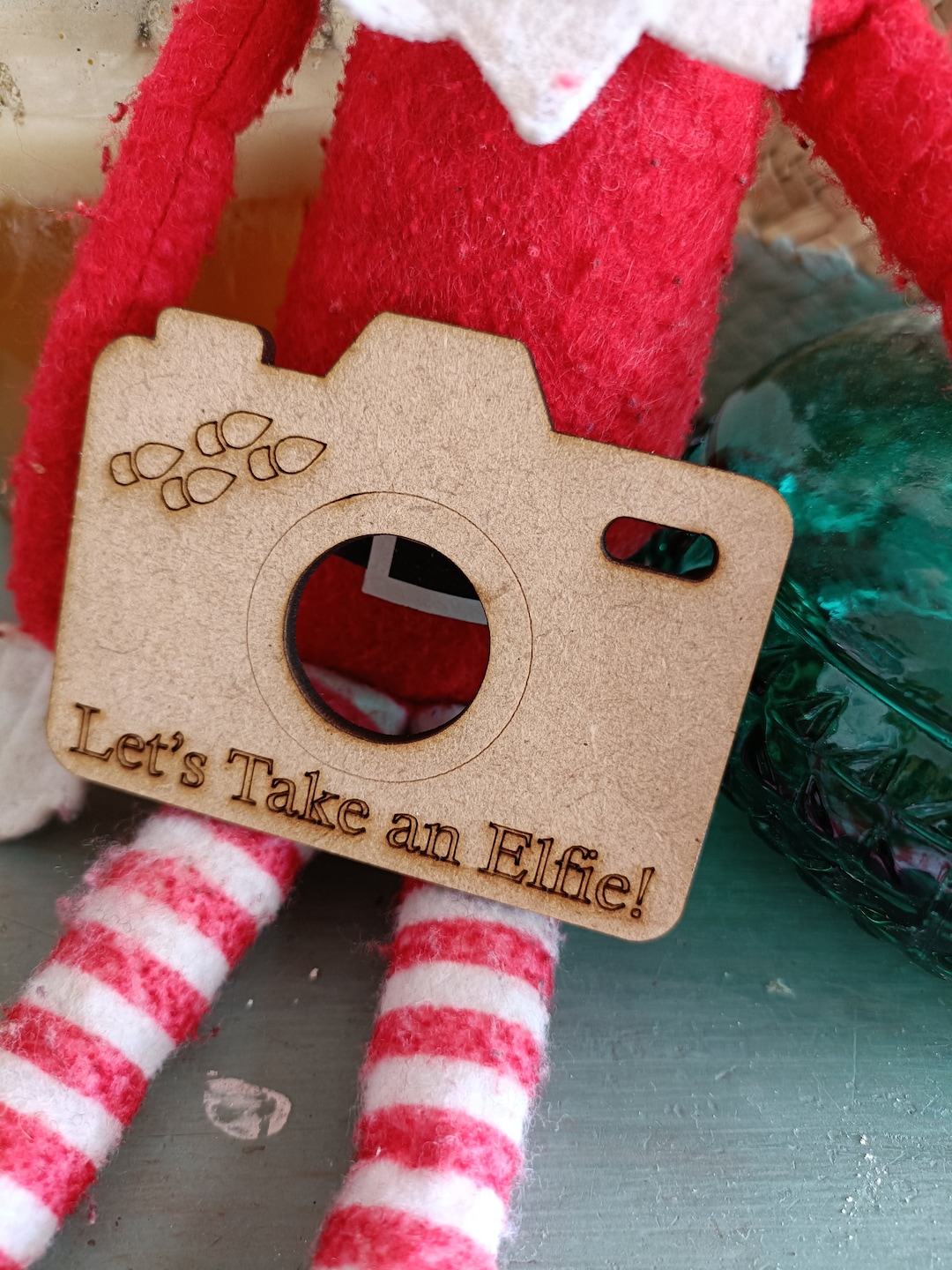MDF Take A Photo Camera Elf on Shelf-christmas Prop-decor for - Etsy