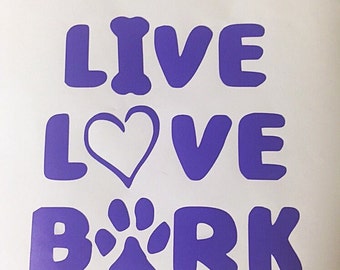 Live love bark | Etsy