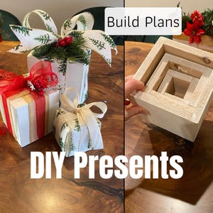 DIY Christmas Present Decor Build Plans - Etsy