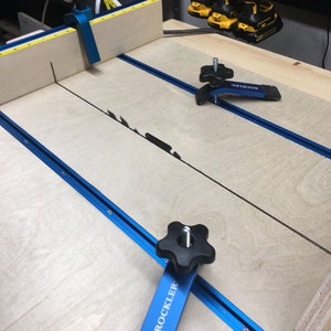 Cross Cut Sled With Flip Stop and Hold Down Clamps - Etsy