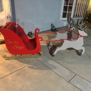 DIY Rolling Christmas Reindeer Build Plans - PDF Download - Etsy