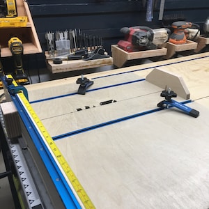 Cross Cut Sled With Flip Stop and Hold Down Clamps - Etsy