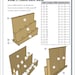 Rolling Wood Storage Cart Blueprint Plans (imperial and Metric) - Etsy