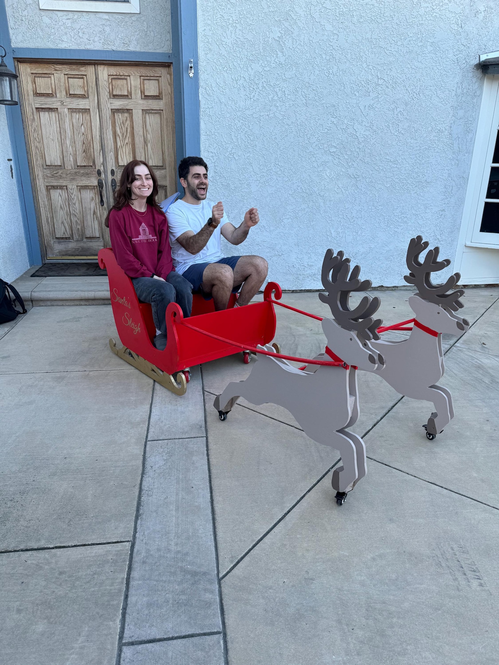 DIY Life-size Santa Sleigh & Reindeer Build Plans - PDF Digital ...