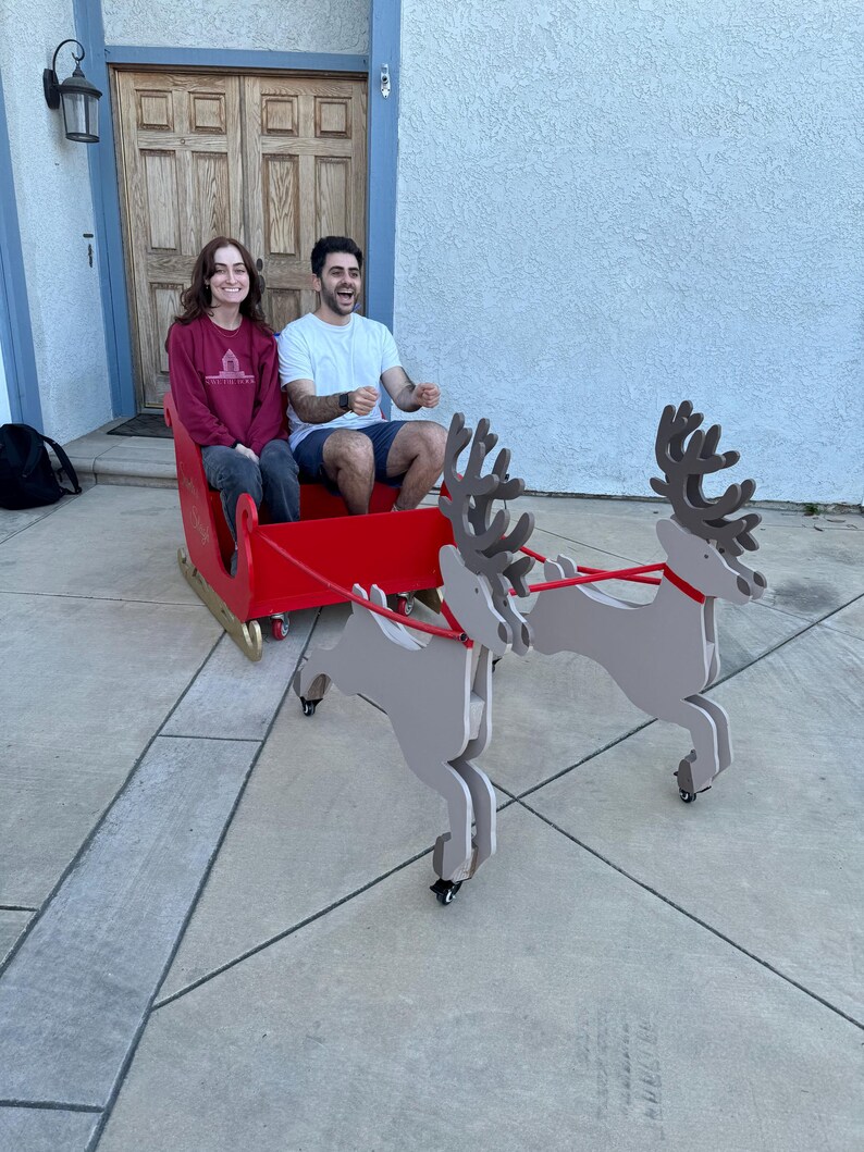 DIY Rolling Christmas Reindeer Build Plans - PDF Download - Etsy