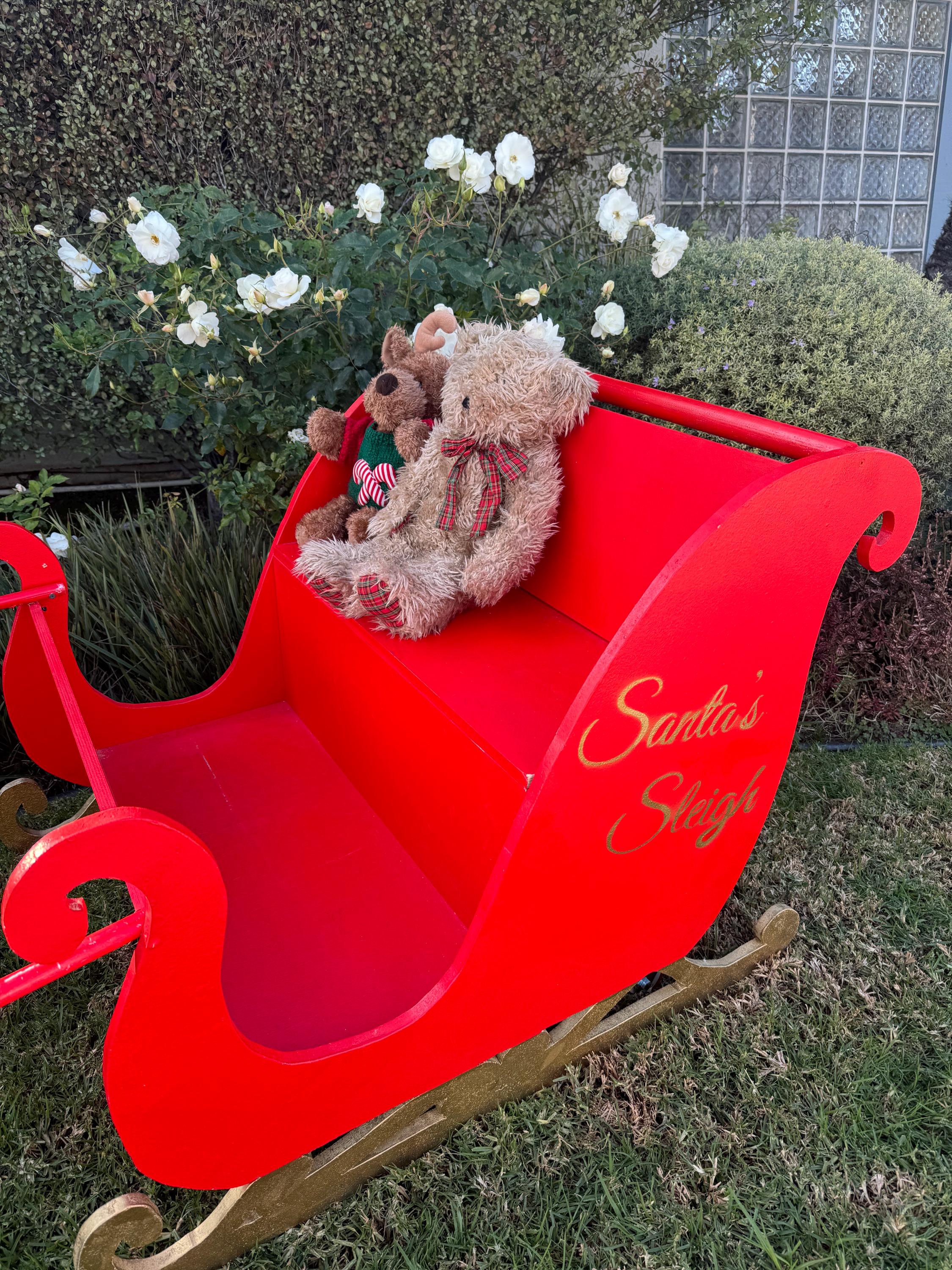 DIY Life-size Santa Sleigh & Reindeer Build Plans - PDF Digital ...