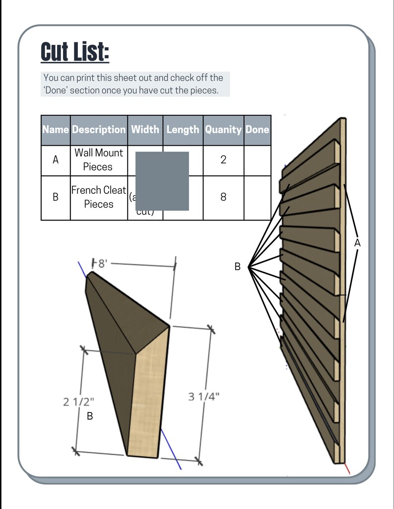 Tool Wall Build Plans - Etsy