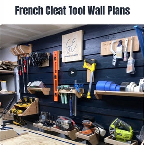 Tool Wall Build Plans - Etsy