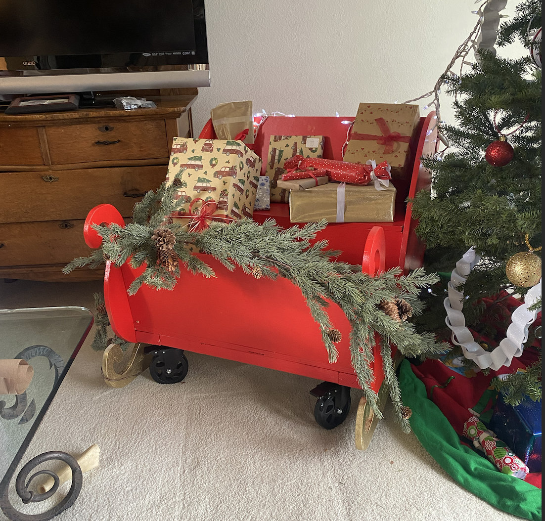 Life-size Santa Sleigh DIY Kid's Rolling Build Plans - Etsy