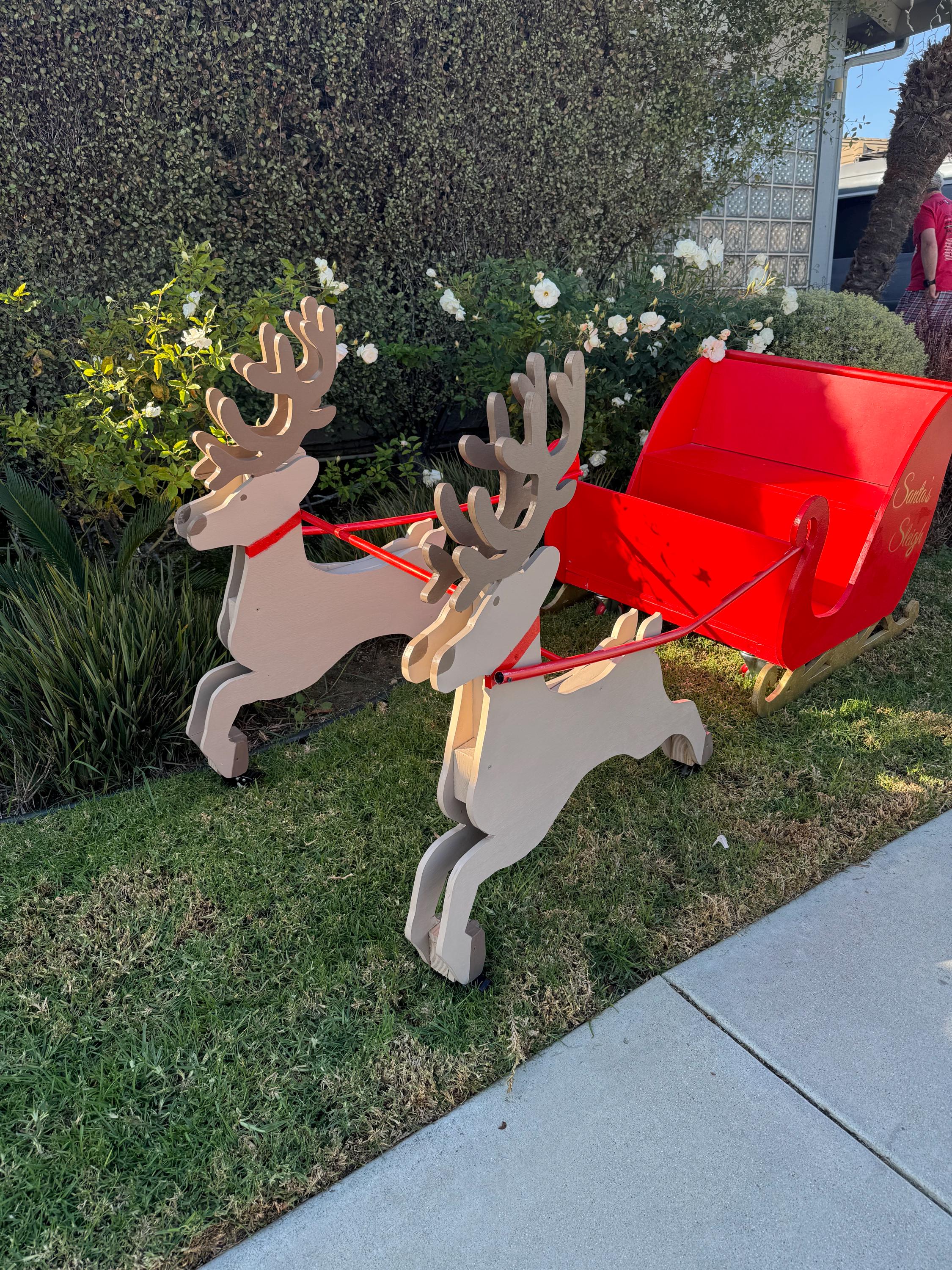 DIY Rolling Christmas Reindeer Build Plans - PDF Download - Etsy