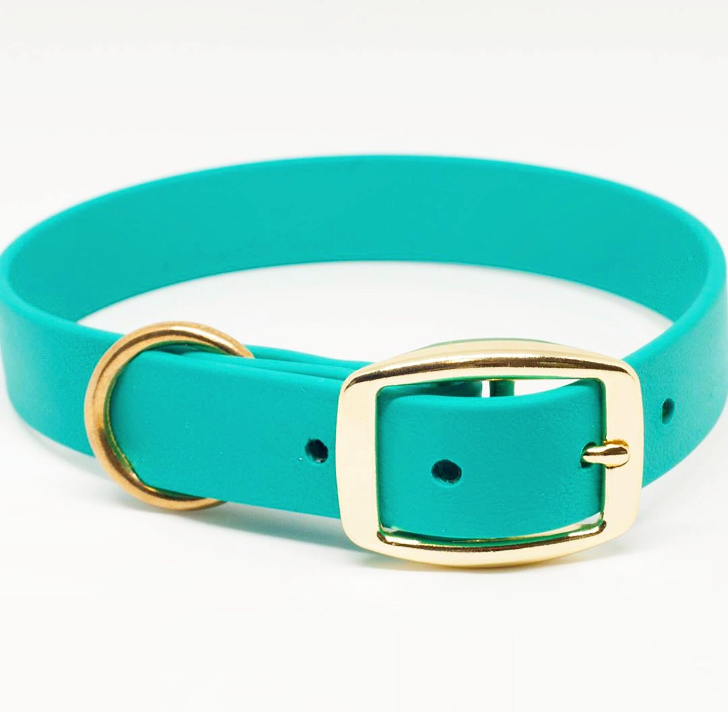 Waterproof Dog Collar in Teal Blue Surf | Etsy