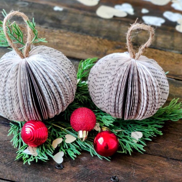 Christmas Book Decor - Etsy