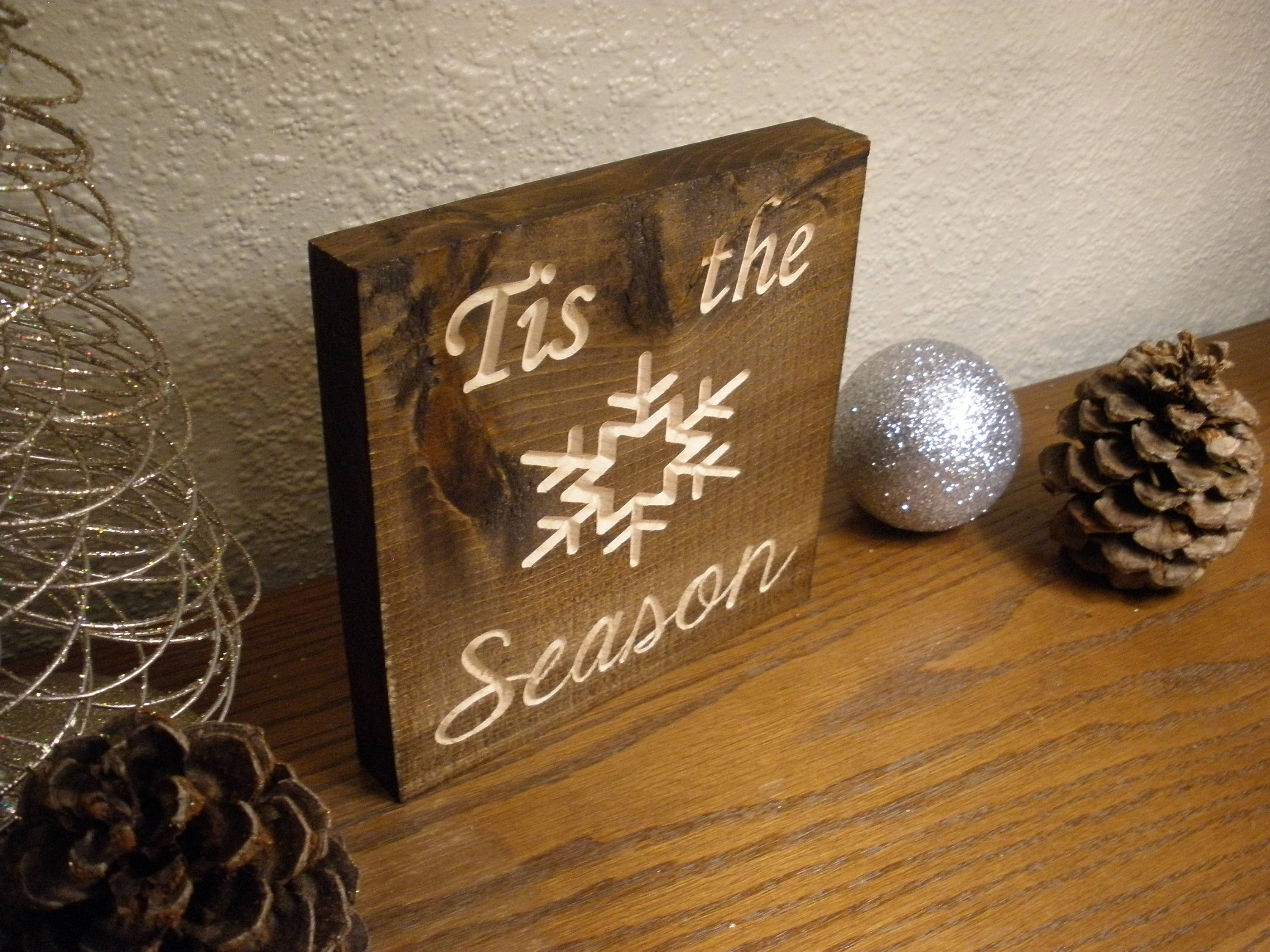 Tis the Season Standing Decorative Plaque Standing 5.5 - Etsy