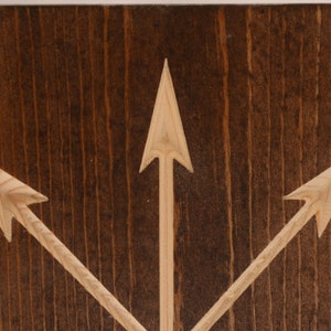 Three Arrows, Crossed Arrows, Wood Arrow Sign - Etsy