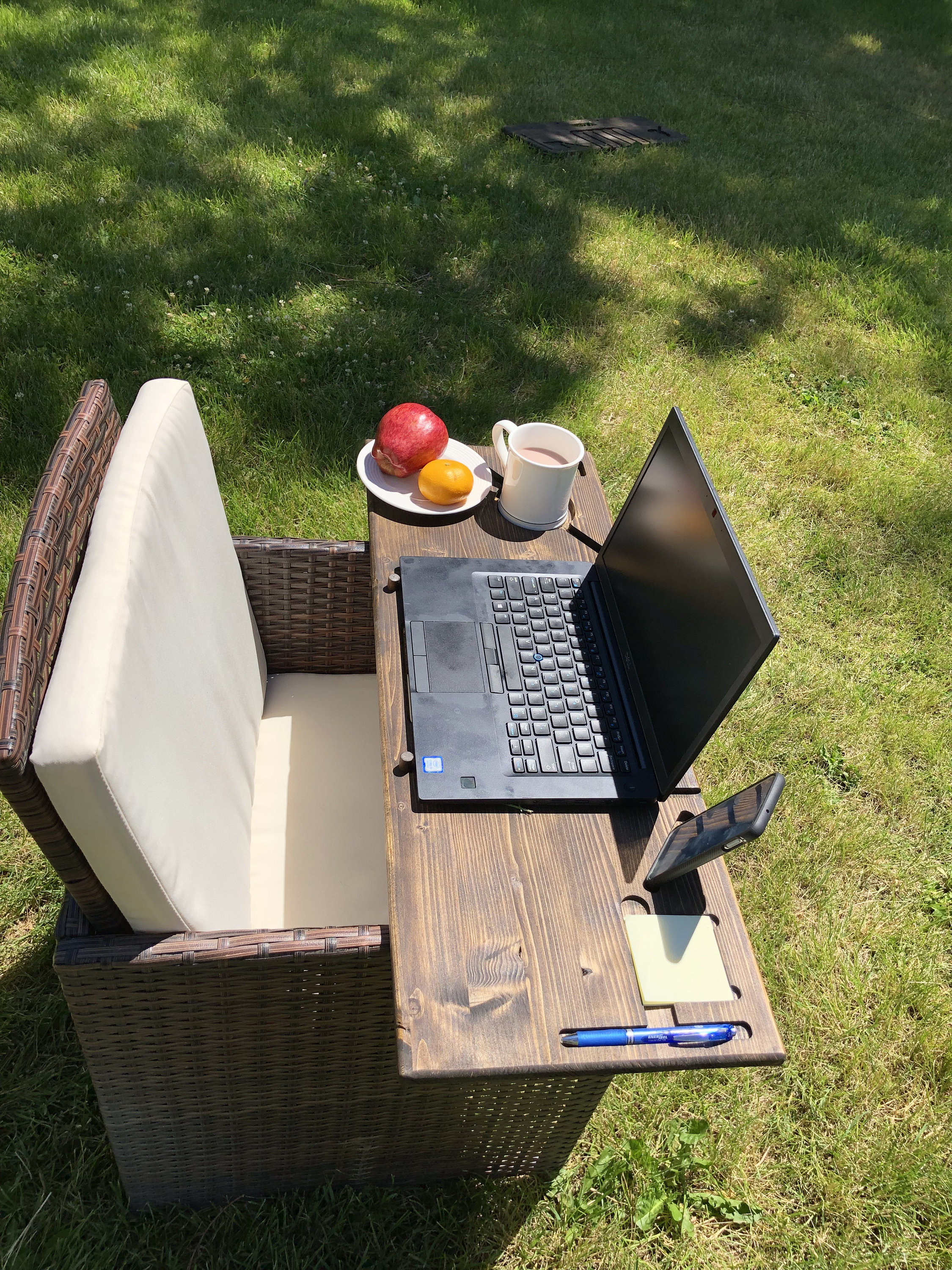 Lap_board for Workspace With Small Form Laptops, Phone Holder, Ipad ...