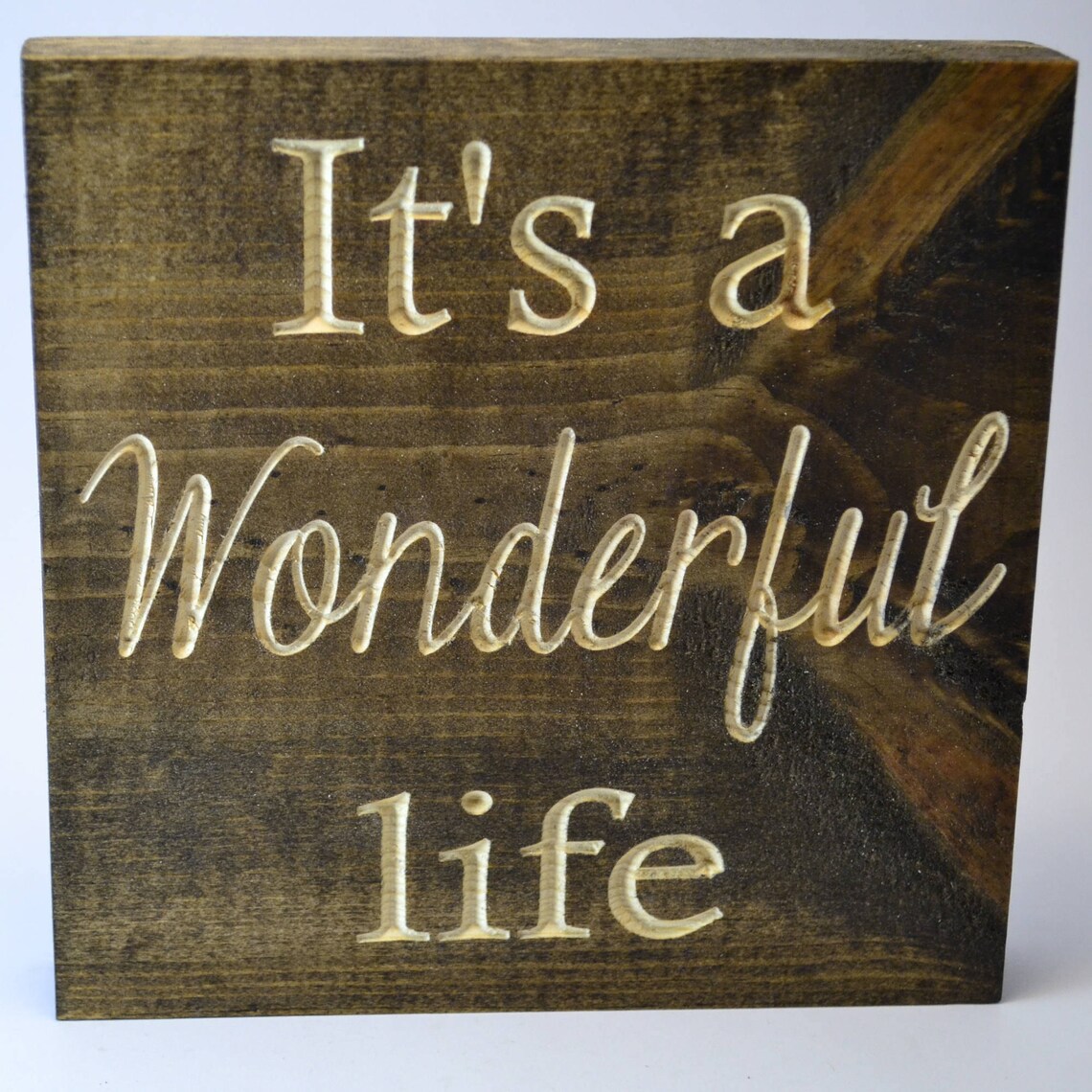 It's a Wonderful Life Standing Decorative Plaque - Etsy