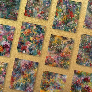 Claude Monet Seamless Patterns Floral Water Lilies Digital Paper ...