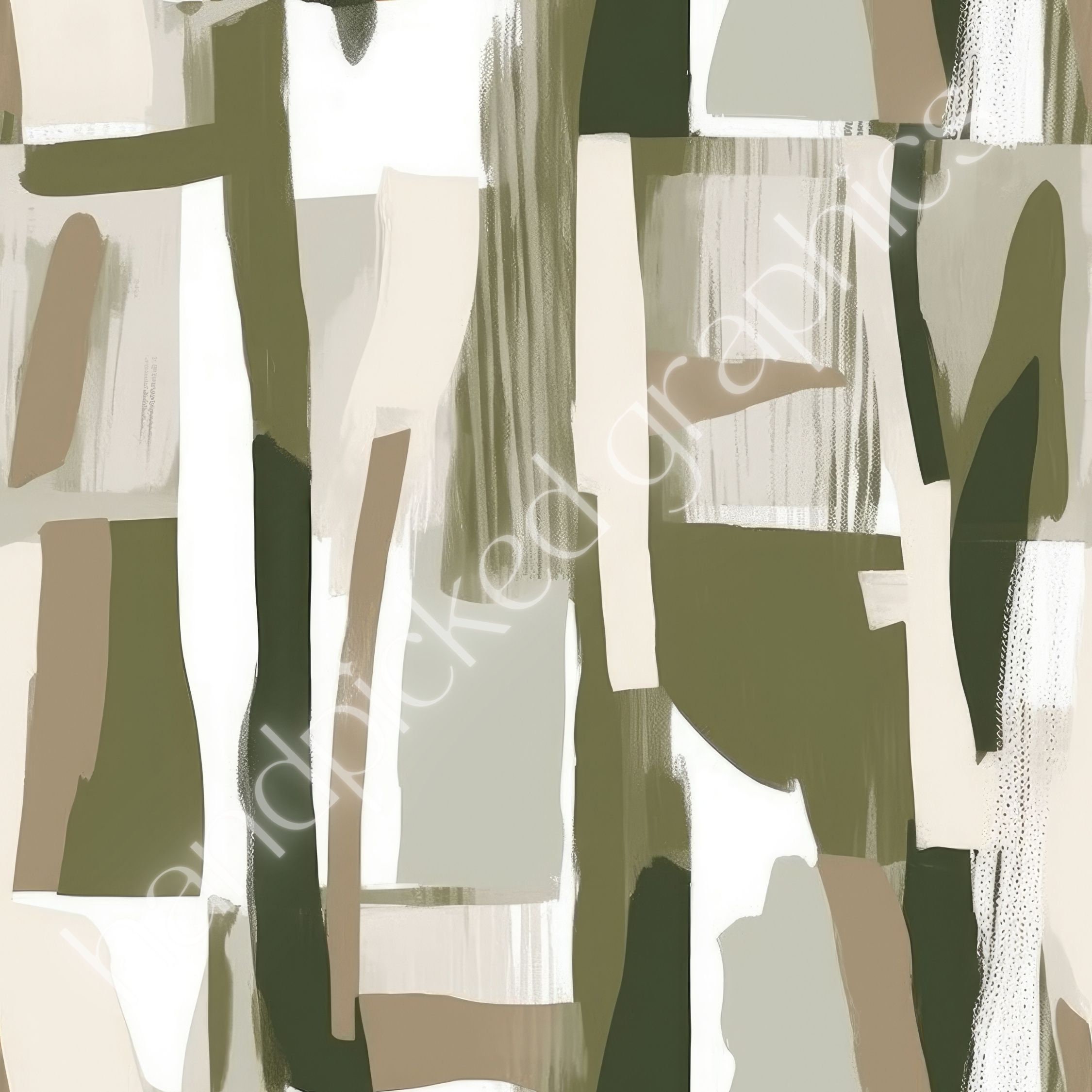 Modern Sage Green Seamless Patterns Gallery Digital Paper Instant ...