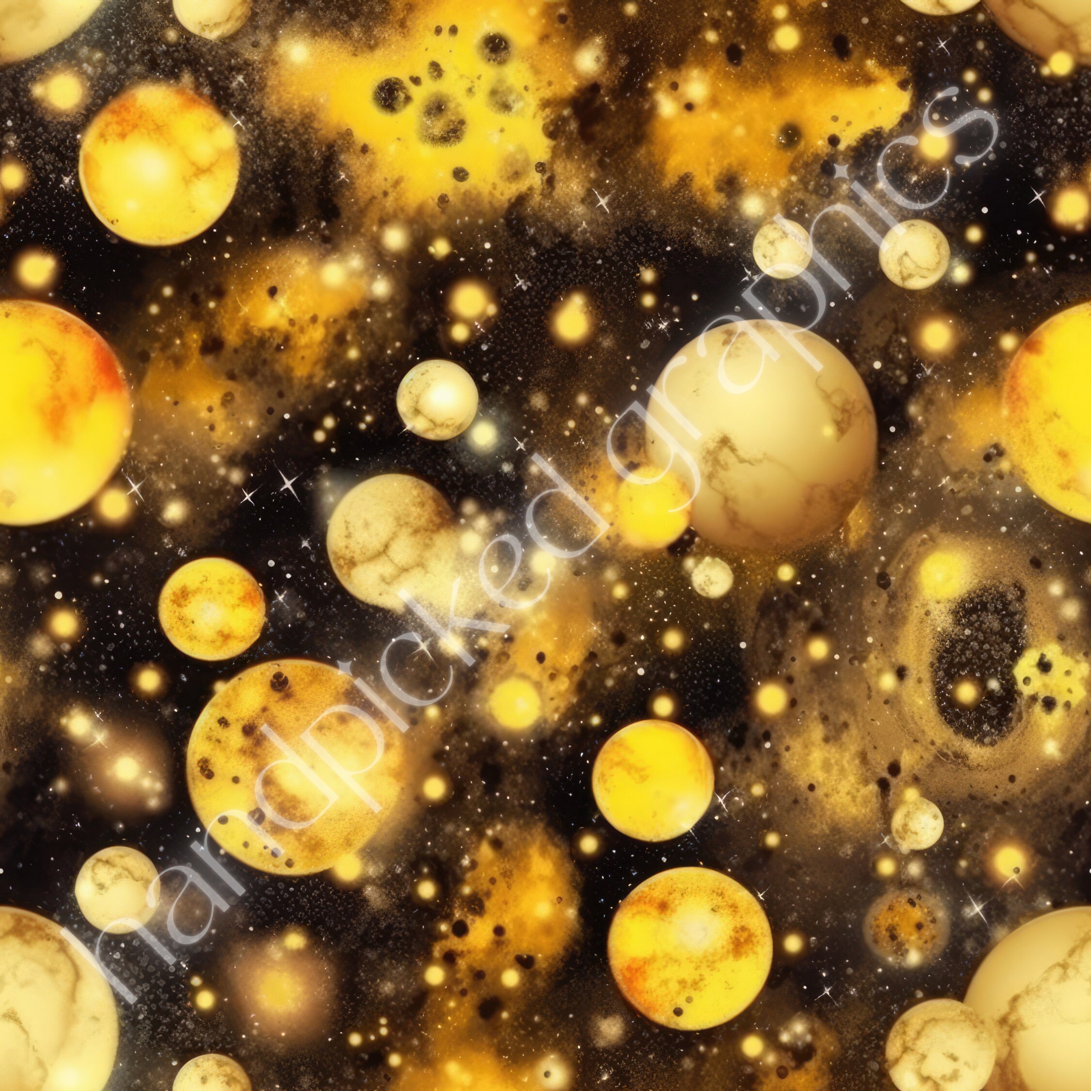 Galaxy Illustration Seamless Patterns Cosmic Galaxies Digital - Etsy