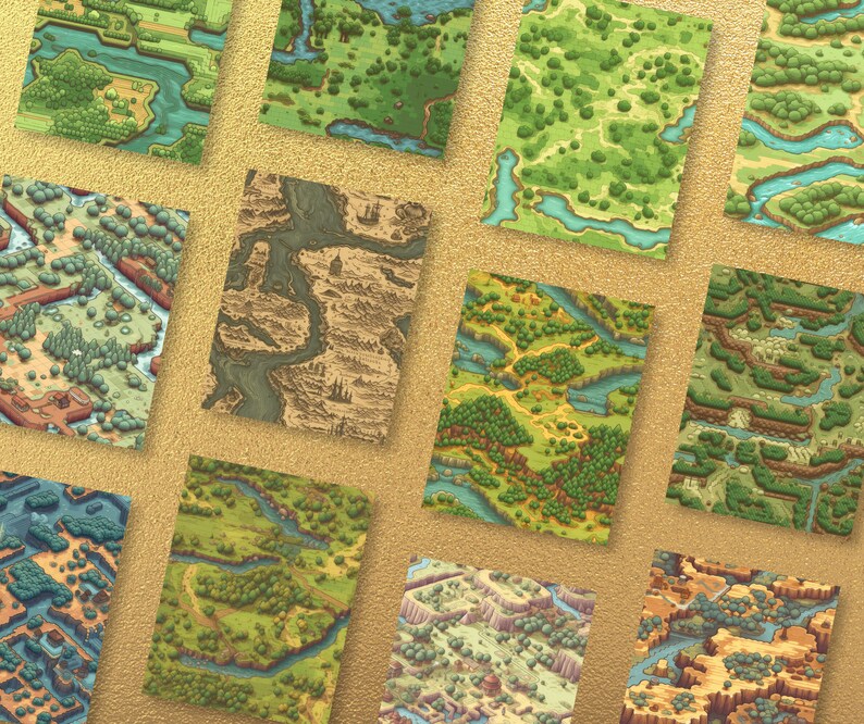 Game Map Seamless Patterns Gamer Digital Paper Gameboy Inspired Instant ...