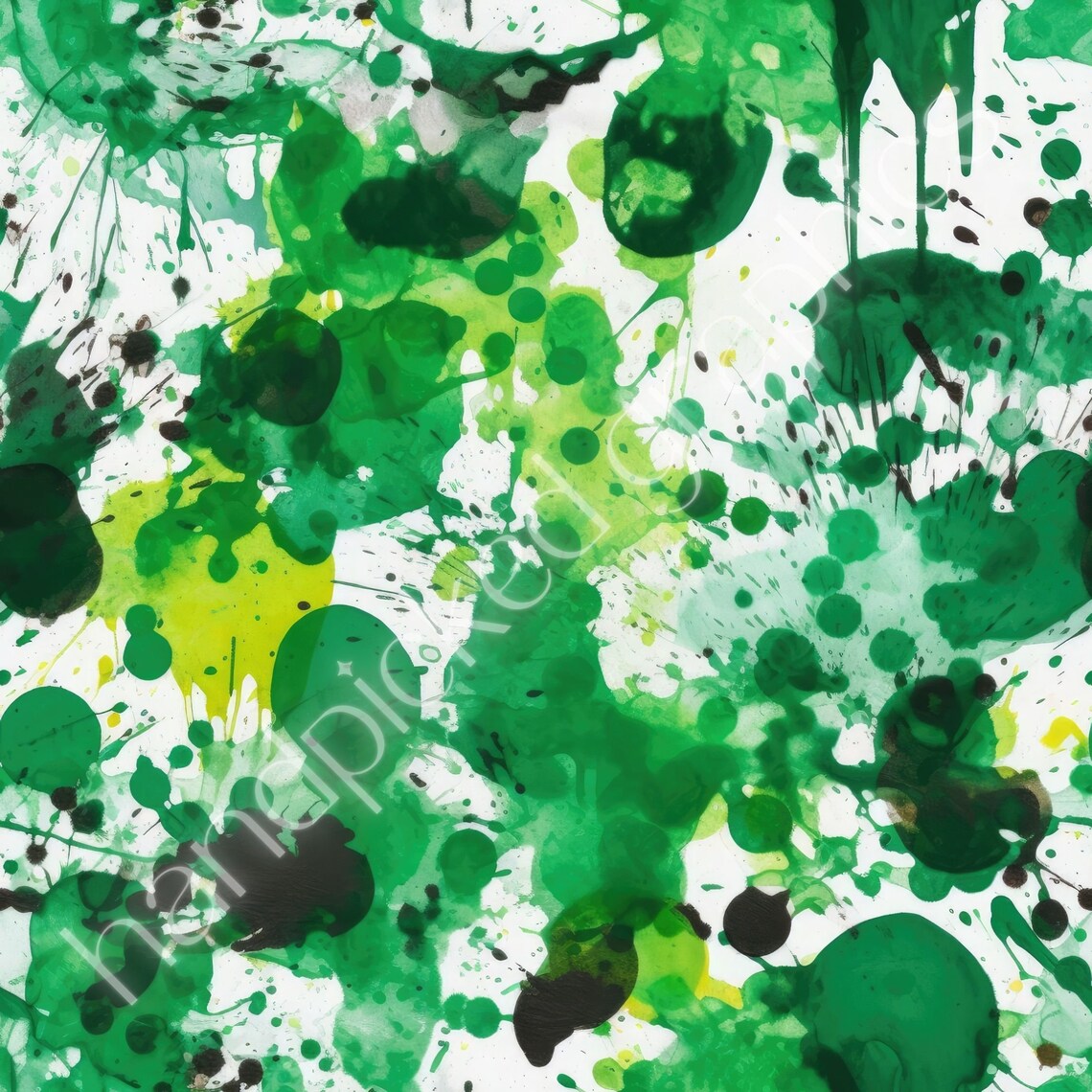 Paint Splatter Seamless Patterns Digital Paper Instant Download ...