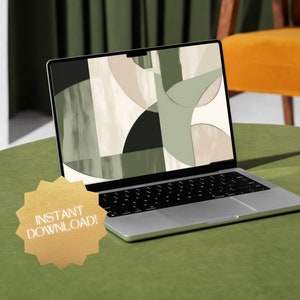 Modern Sage Green Seamless Patterns Gallery Digital Paper Instant ...